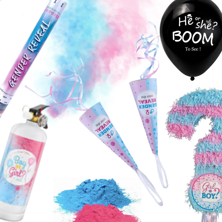 Gender Reveal Party Decorations - Banners, Balloons & More - Perth ...