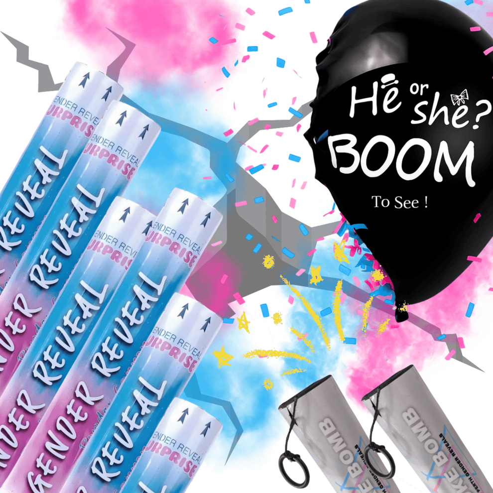 Gender Reveal Go Boom 💥 Bundle – Perth Gender Reveals