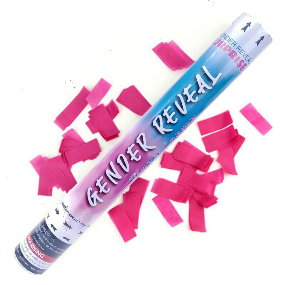Gender Reveal Confetti Cannon 45cm – Perth Gender Reveals